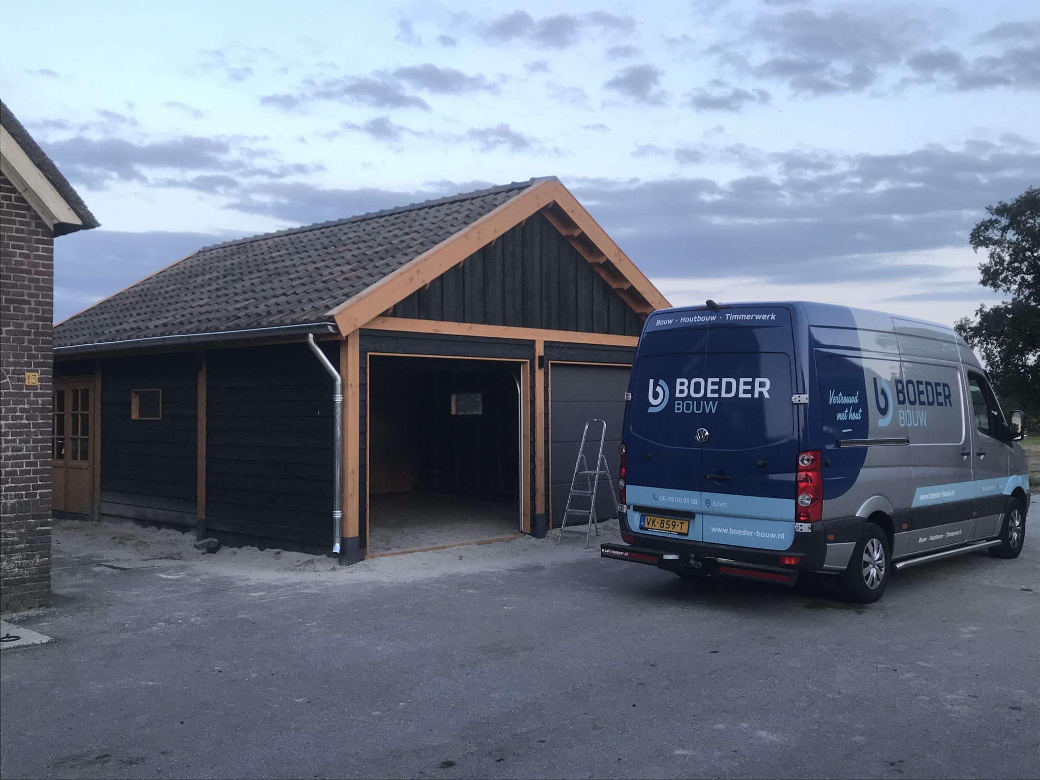 Dubbel garage met inpandige berging - Boeder Bouw